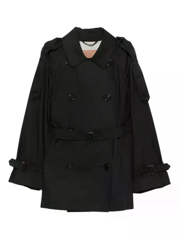 Max Mara Double-breasted Belted Jacket