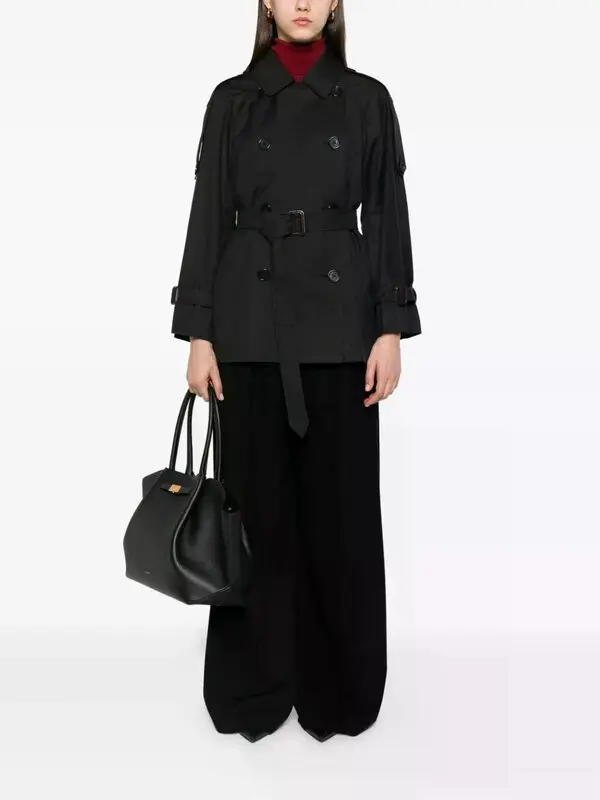 Max Mara Double-breasted Belted Jacket