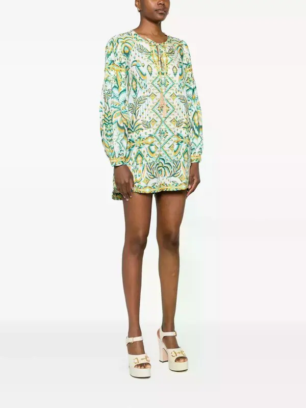 Farm Rio Tropical Tapestry Playsuit