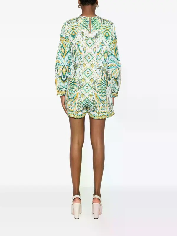 Farm Rio Tropical Tapestry Playsuit
