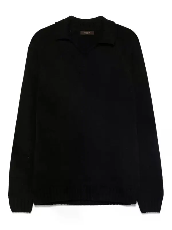 ZANONE Polo-neck Wool Sweater