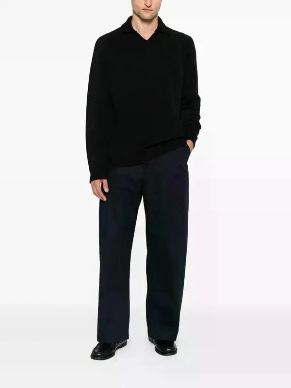 ZANONE Polo-neck Wool Sweater