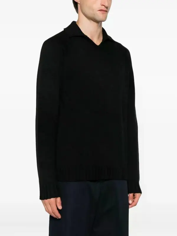 ZANONE Polo-neck Wool Sweater