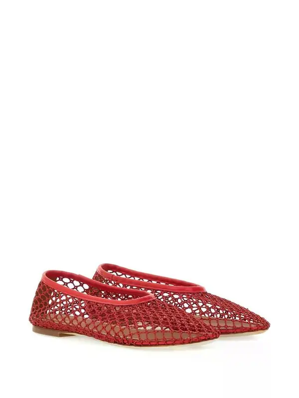 Staud Cut-out Flat Sandals - White