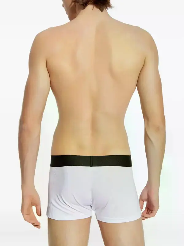 Versace Logo-band Boxer - White
