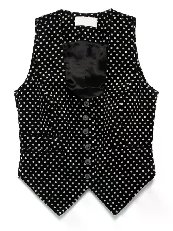 RACIL Nadia Polka-dot Waistcoat