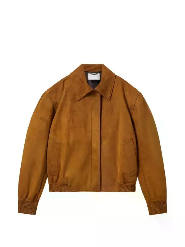 Stella McCartney Ribbed-trim Jacket - Brown