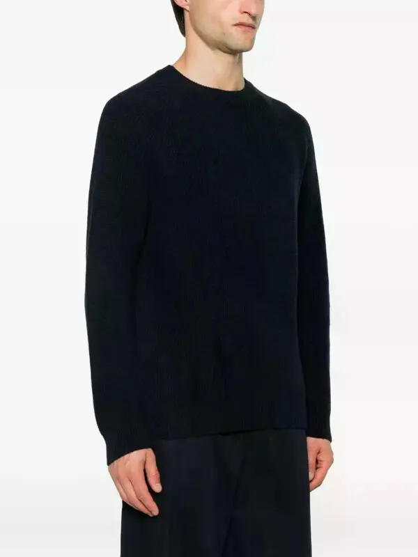 ZANONE Raglan-sleeves Cashmere Sweater - Blue