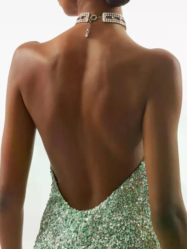 TALLER MARMO Poseidon Halterneck Gown