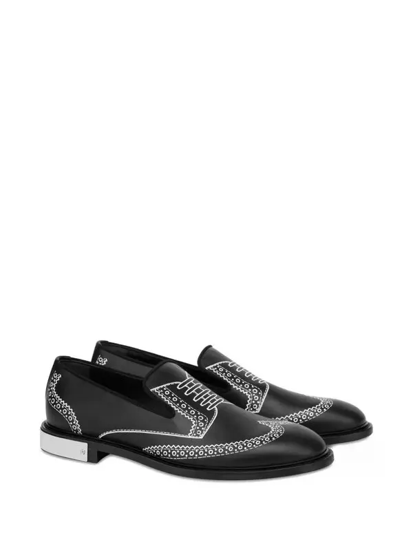 Moschino Leather Loafers
