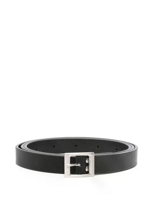 Rick Owens Logo-buckle Belt - Black