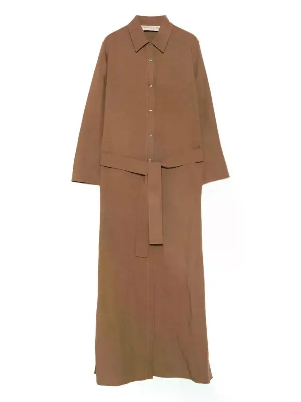 BLANCA VITA Belted Shirt Dress