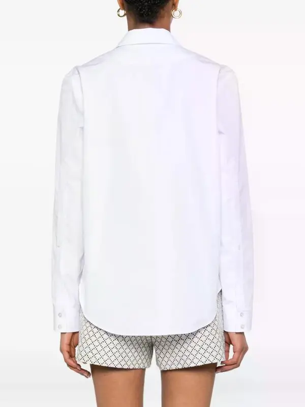 Gucci Horsebit Tie-neck Shirt - White