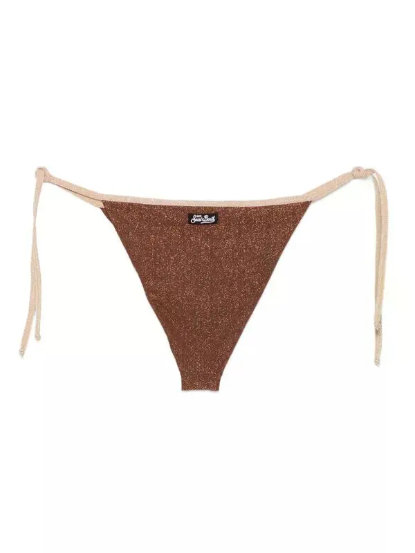 MC2 SAINT BARTH Marielle Lurex String Bikini - Brown