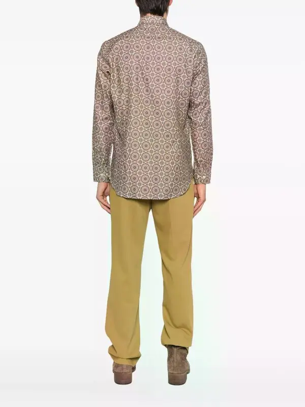 Etro Graphic-print Shirt - Brown