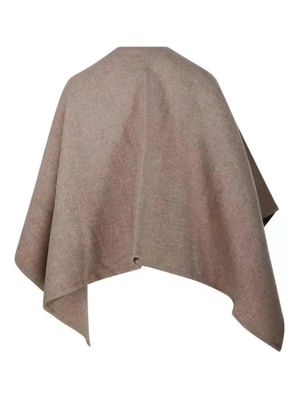 Max Mara Logo-patch Asymmetric Cape