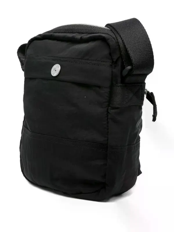 Stone Island Compass-patch Messenger Bag - Black