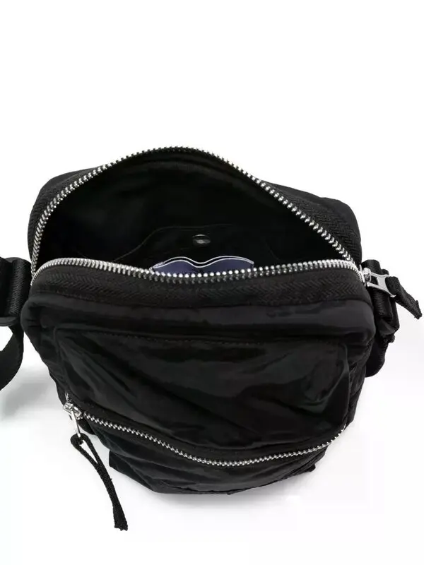 Stone Island Compass-patch Messenger Bag - Black