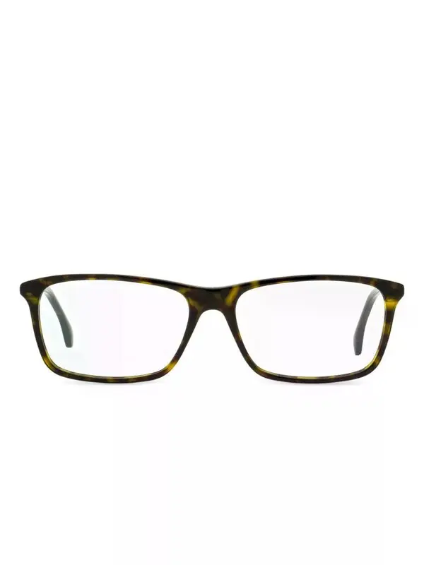 Gucci Rectangular-frame Glasses - Brown