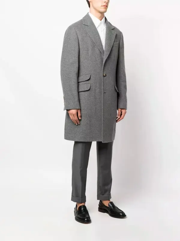 Brunello Cucinelli Button-down Single-breasted Coat