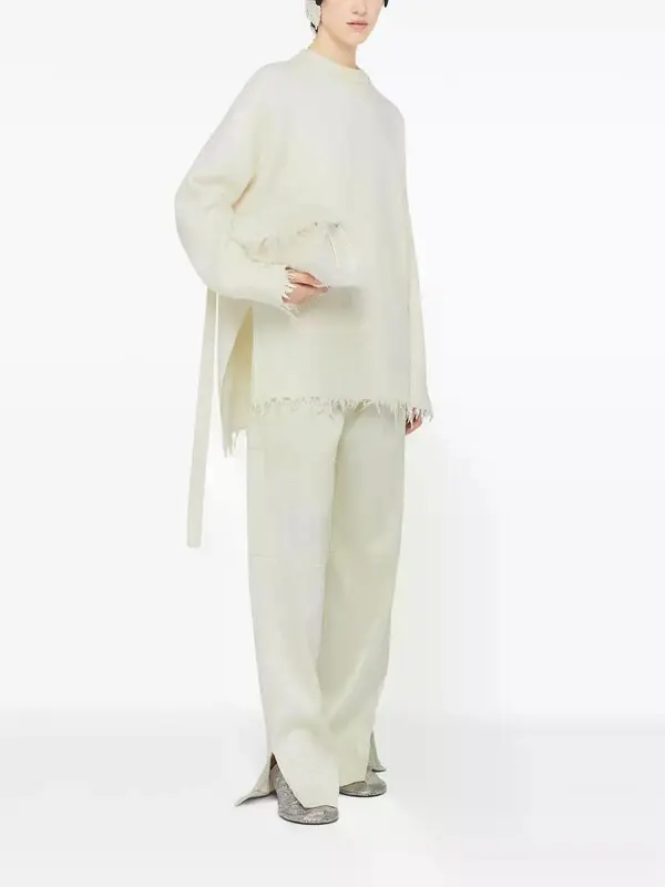JIL SANDER Small Cannolo Goat-hair Shoulder Bag
