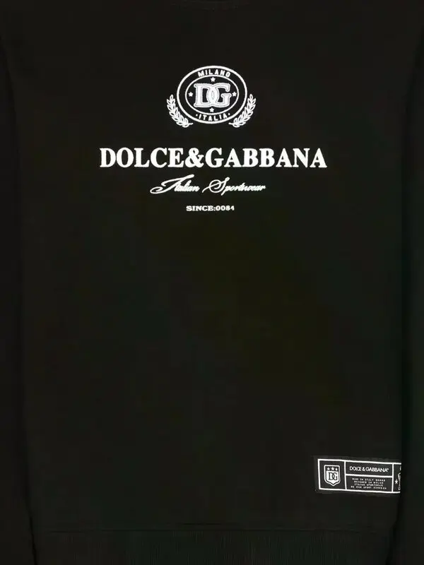 Dolce & Gabbana Logo-print Cotton Sweatshirt