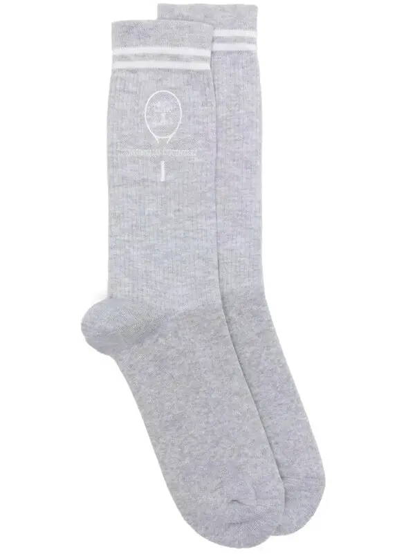 Brunello Cucinelli Logo-embroidered Socks