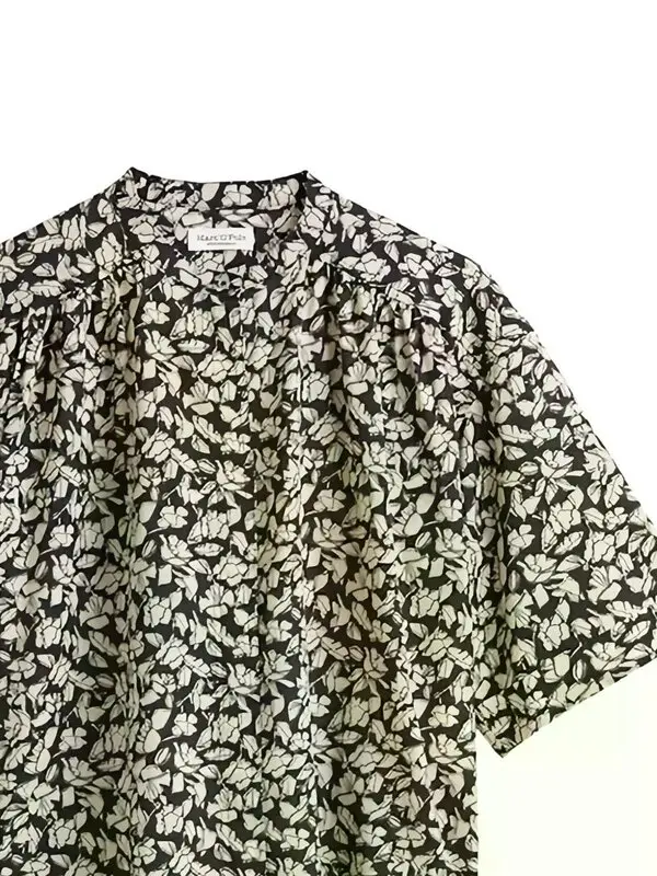 Marc O'polo Floral-print Blouse - Black