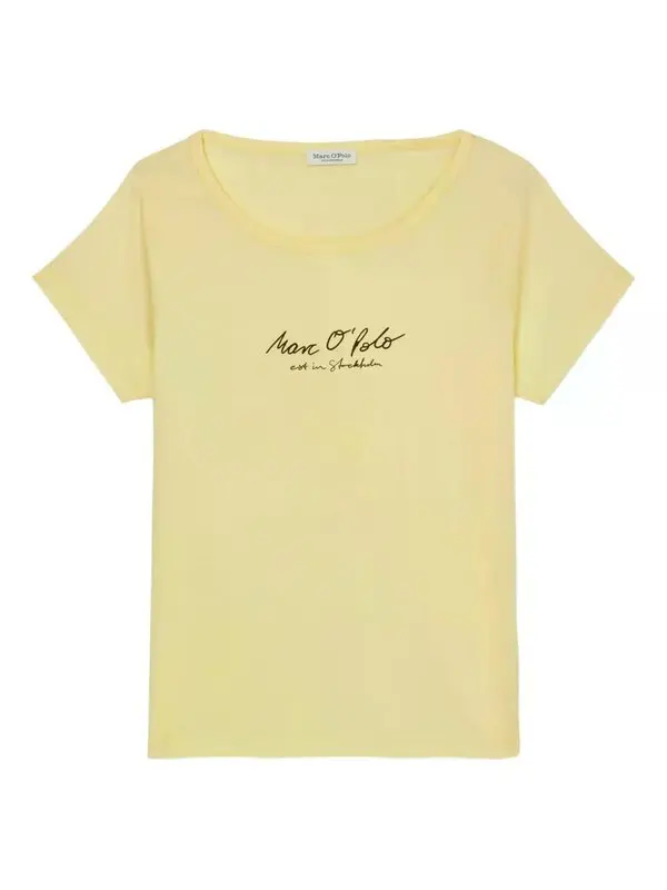 Marc O'polo Logo-print T-shirt - Yellow