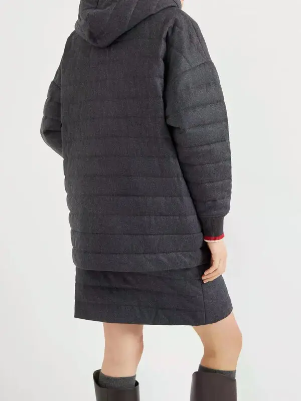 Brunello Cucinelli Padded Wool Coat