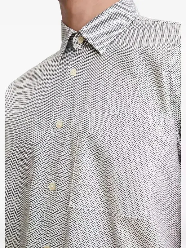 Marc O'polo Patterned Long-sleeve Shirt