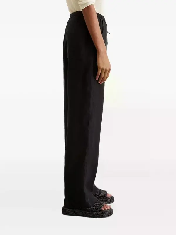 Marc O'polo Drawstring Tapered Trousers - Black