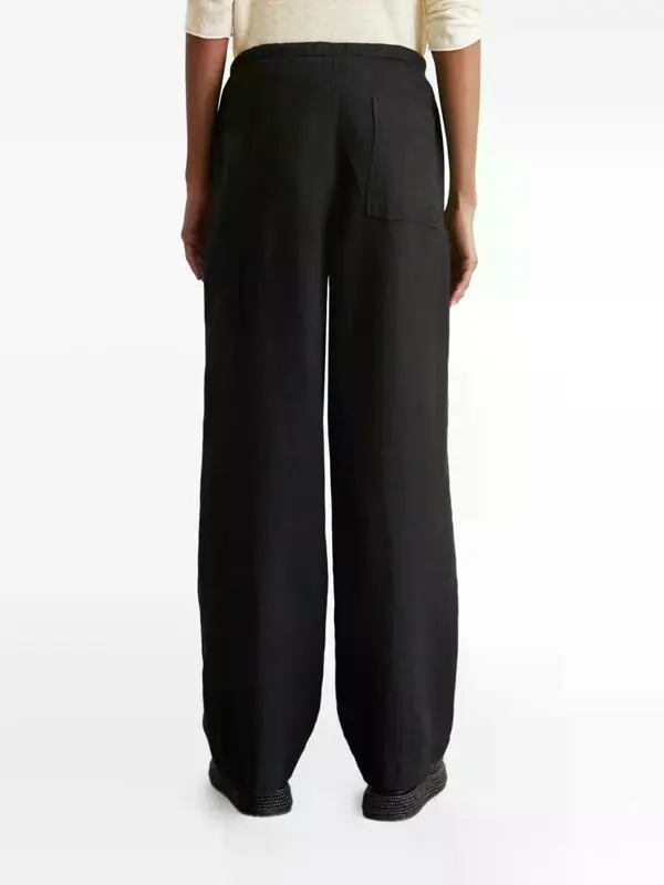 Marc O'polo Drawstring Tapered Trousers - Black