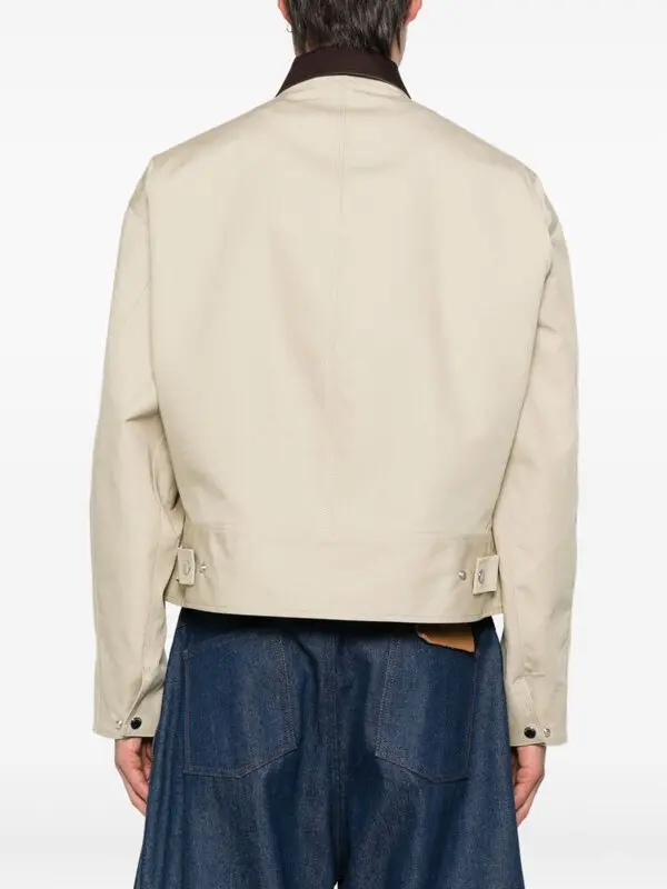 JW Anderson Curved-hem Cotton Jacket