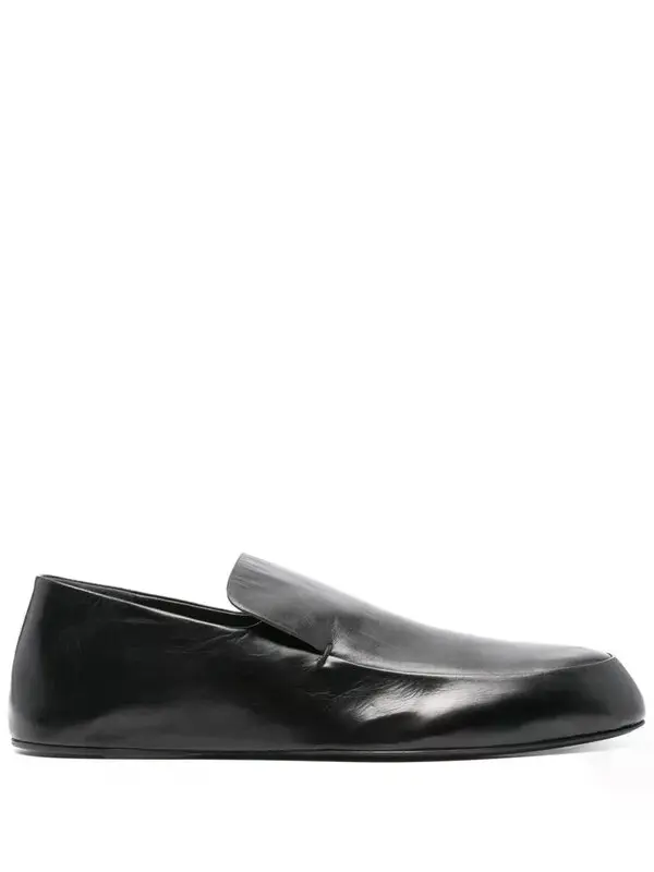 JIL SANDER Slip-on Leather Loafers