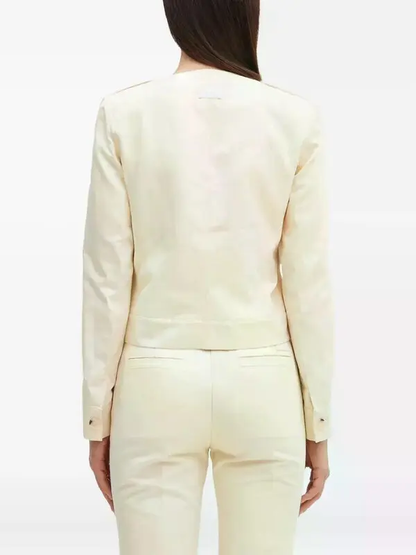 Kenzo Collarless Cotton Jacket