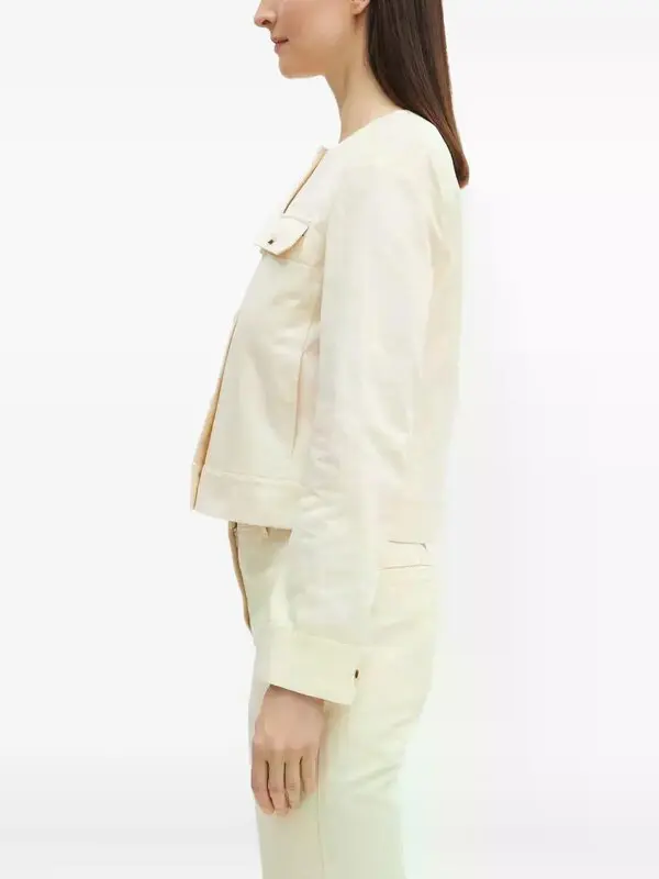 Kenzo Collarless Cotton Jacket