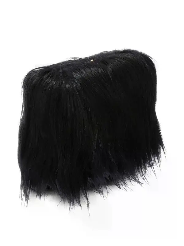 JIL SANDER Goji Pillow Hairy Medium Clutch Bag