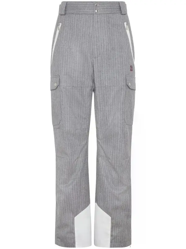 Brunello Cucinelli Mountain Padded Trousers - Grey