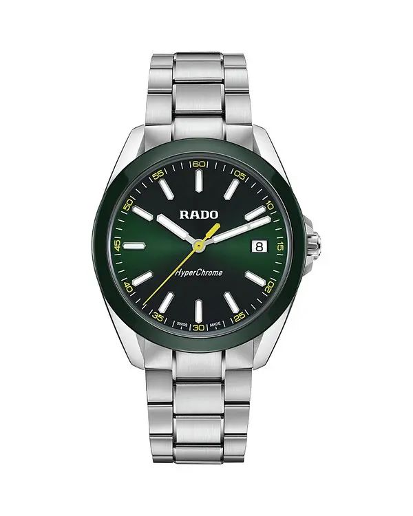 RADO Hyperchrome Watch - Green/silver
