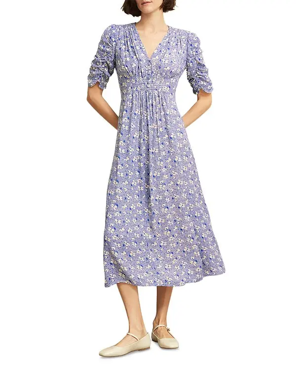 HOBBS LONDON Stowe Smocked Dress