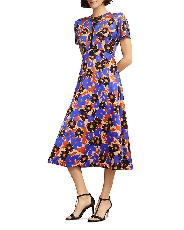 HOBBS LONDON Arlesey Floral Print Dress
