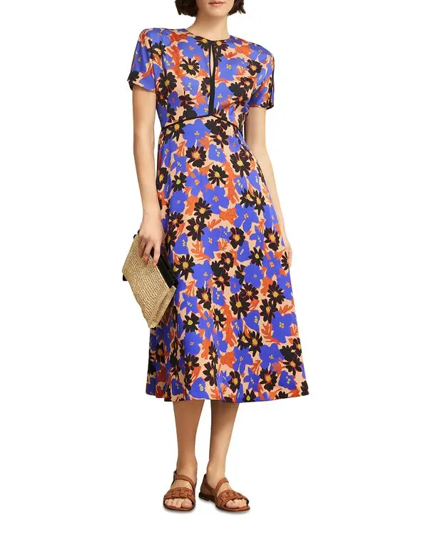 HOBBS LONDON Arlesey Floral Print Dress