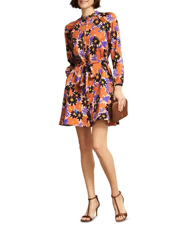 HOBBS LONDON Coworth Floral Print Dress