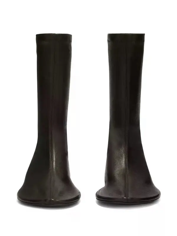 JIL SANDER 60mm Leather Ankle Boots