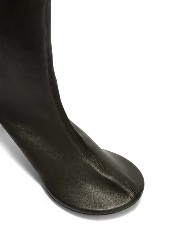 JIL SANDER 60mm Leather Ankle Boots