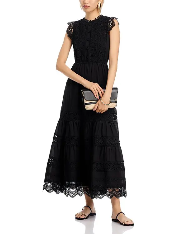 aqua black maxi dress PORTER CLASSIC FW25 PIN STRIPE BEBOP JACKET / BLACK main image 0