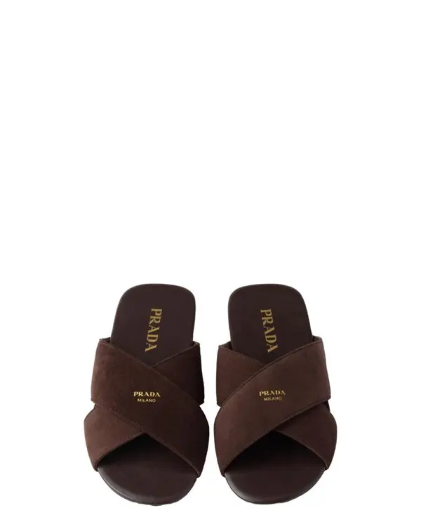 Prada Suede Slides
