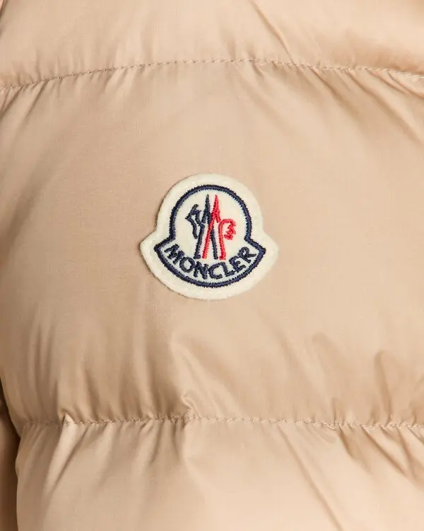 Moncler Boedic Belted Puffer Coat - Brown