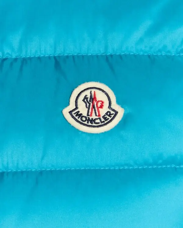 Moncler Rocoque Zip Front Vest - Turquoise